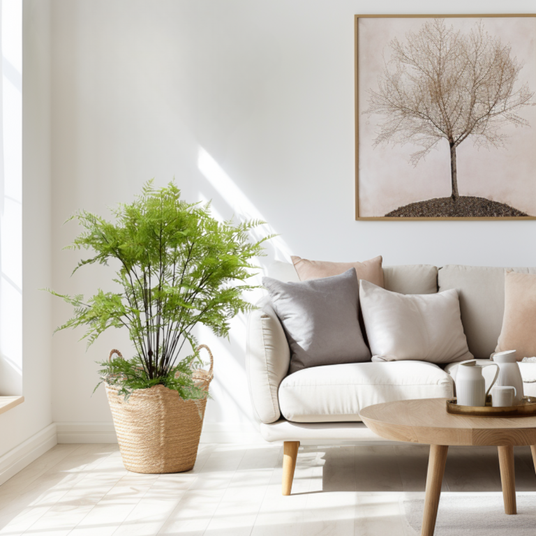 Artificial Decorative Fern Tree From Evergreen Direct