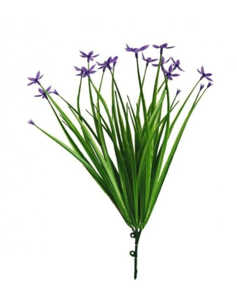 Artificial Flowering Mini Grass PlantFrom Evergreen Direct