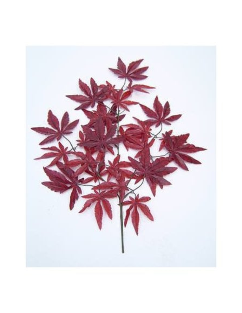 Artificial Red Maple foliage sprays at Evergreen Direct