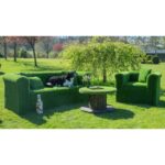 Artificial Grass Sofa and outdoor furniture at Evergreen Direct