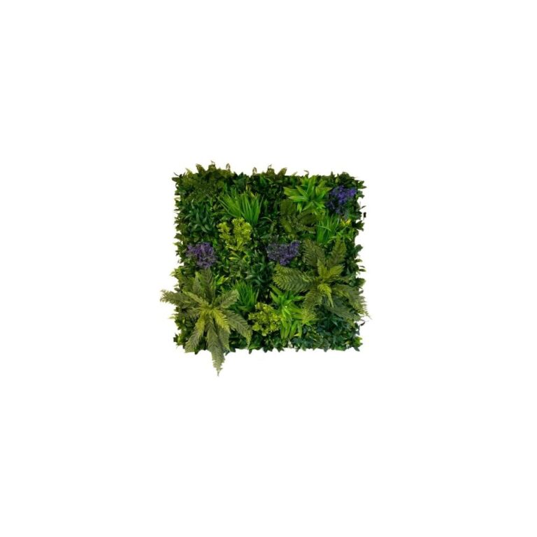 Artificial UV Bluebell Woodland Green Wall (per sqm) - Evergreen Direct