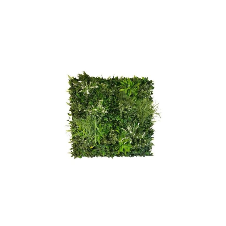 Artificial UV Coastal Grass and Floral Green Wall (per sqm) - Evergreen ...