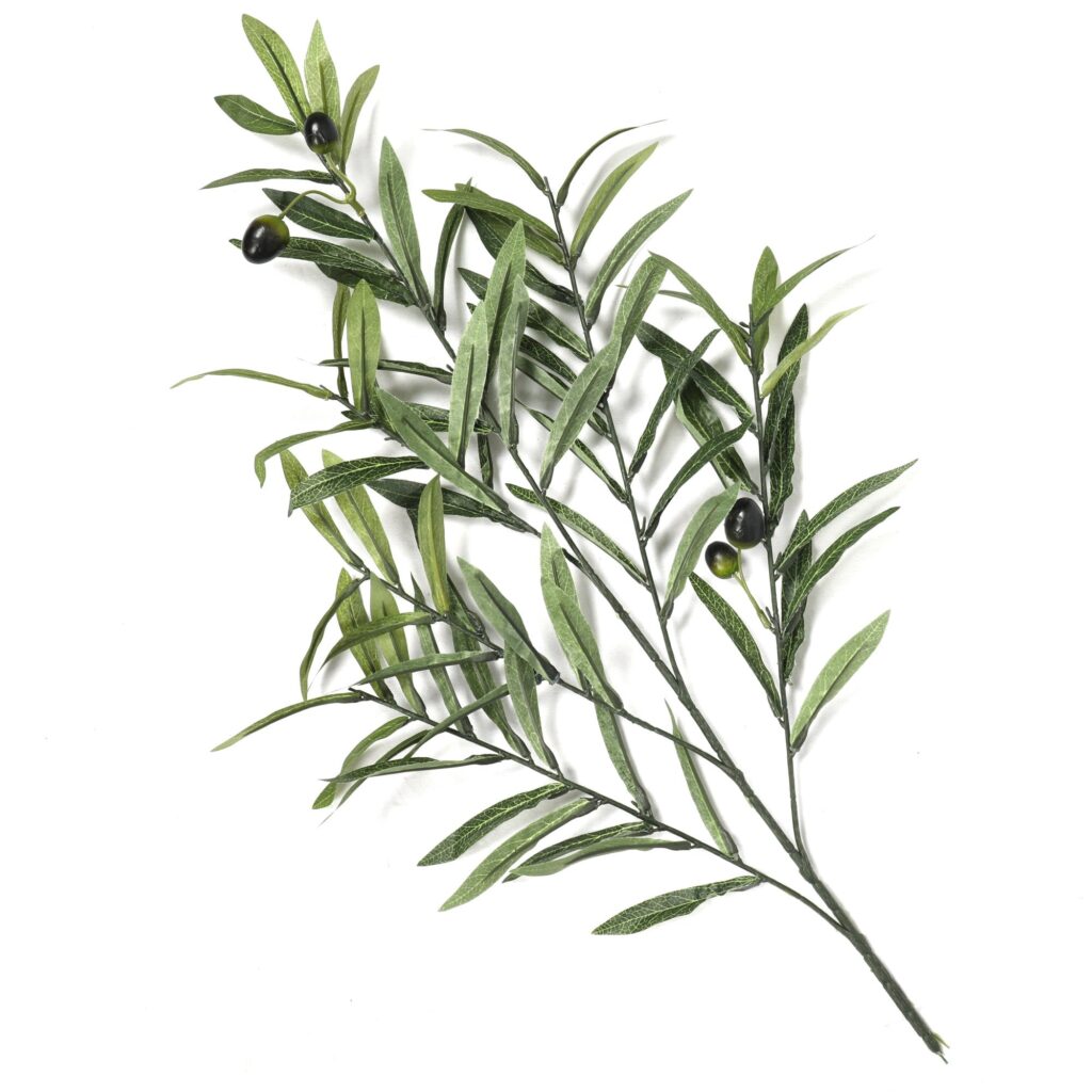 Artificial Olive Foliage and faux Stems at Evergreen Direct