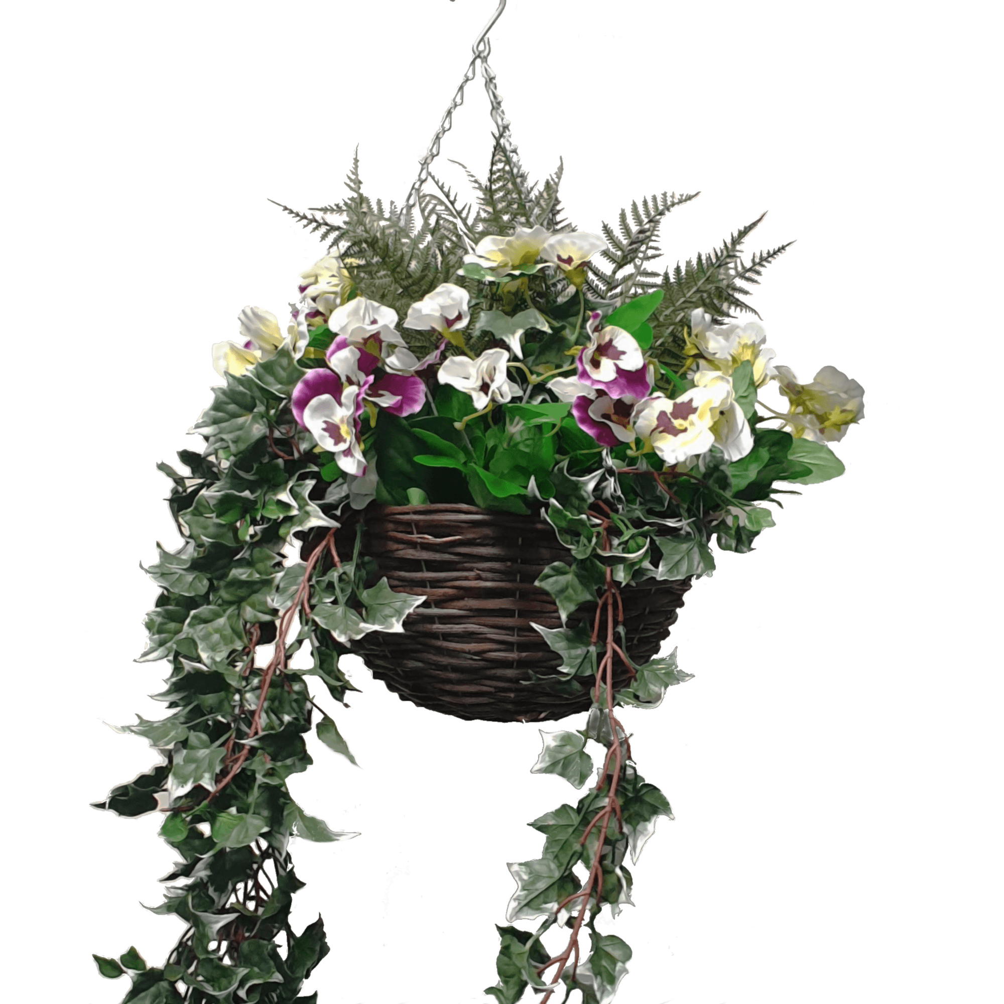 Faux hanging baskets store