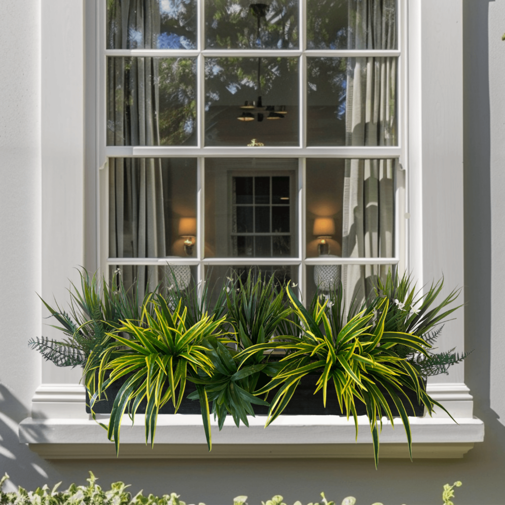 Flowering Grass Window Box | Evergreen Direct