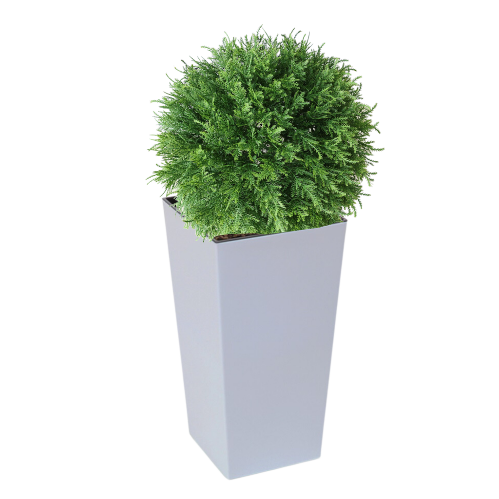 Artificial Cypress Topairy Ball | Evergreen Direct