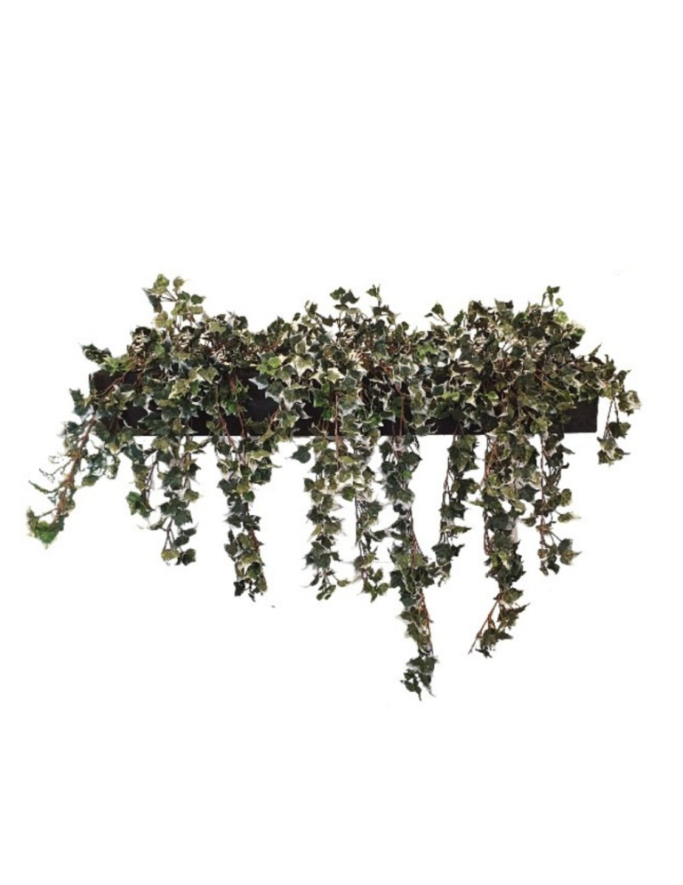 Artificial Variegated Ivy Window Box - Evergreen Direct
