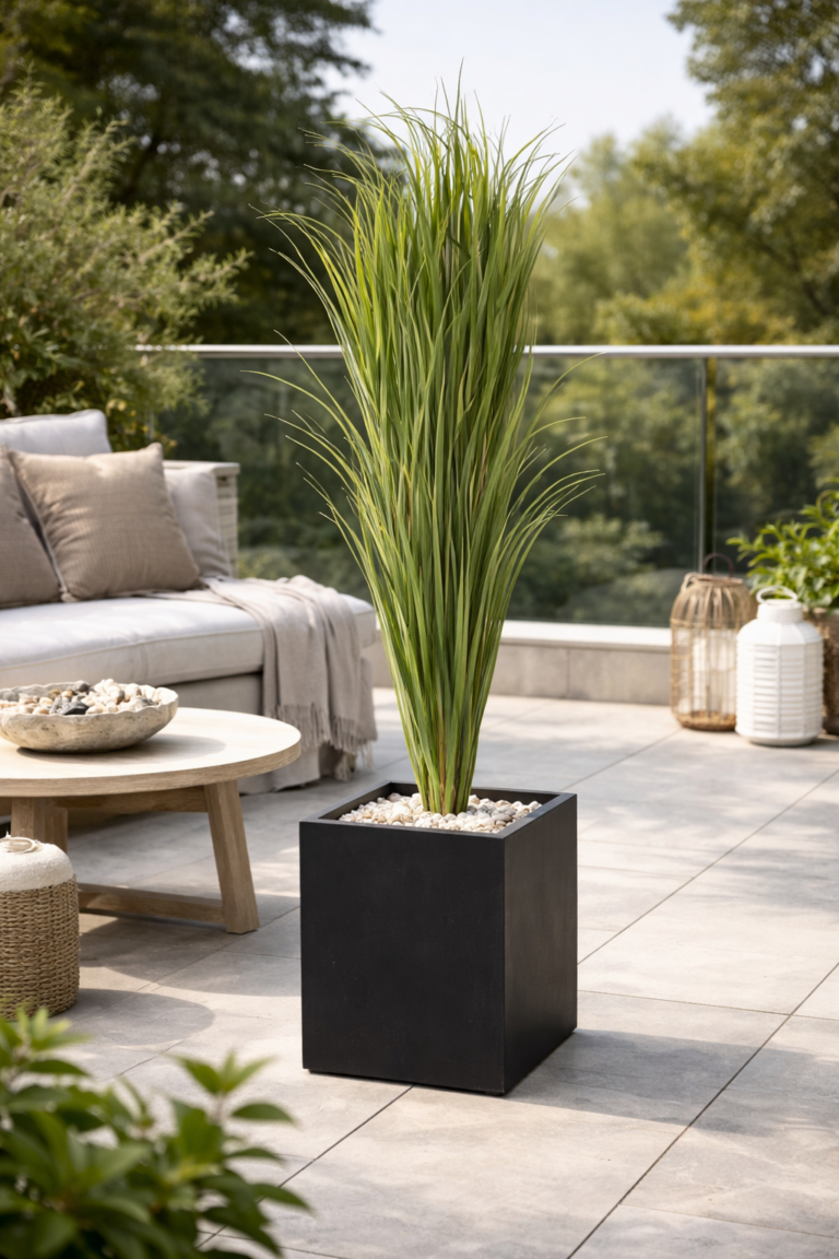 Artificial Palm Grass Deluxe Green Evergreen Direct