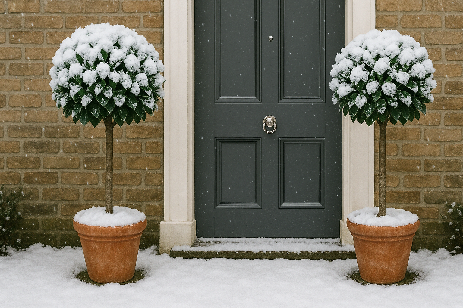 Decorate Your Doorway With Bay Trees | Evergreen